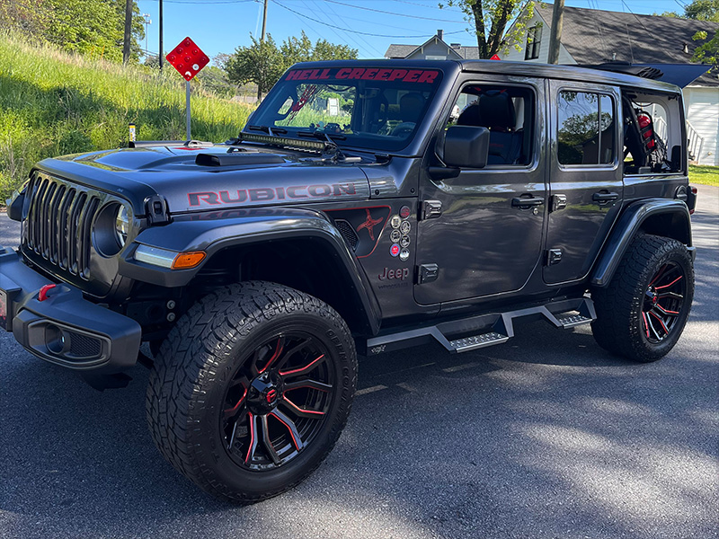 2020 Jeep Wrangler - 20x10 Fuel Offroad Wheels LT275/65R20 Toyo Tires