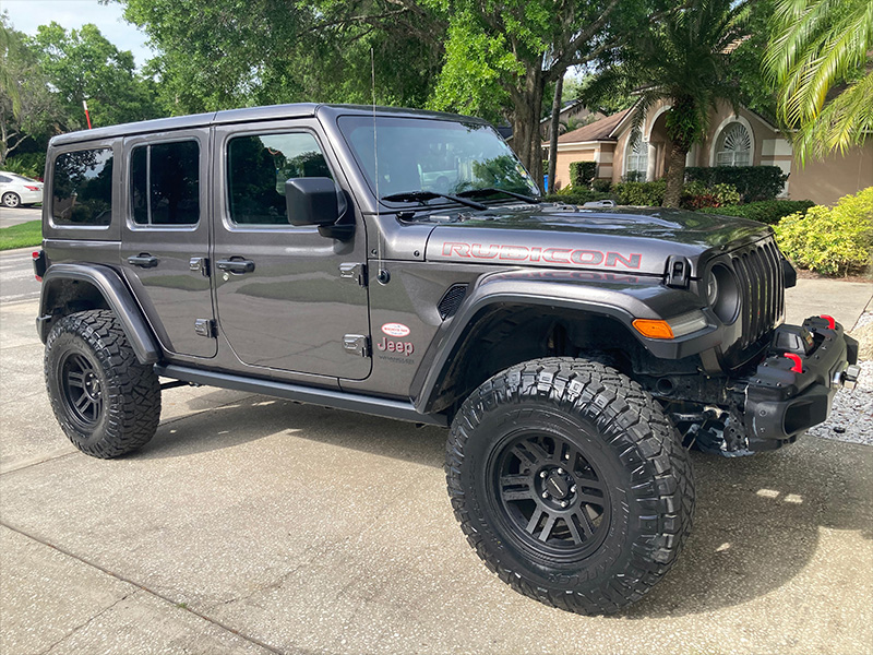 2020 Jeep Wrangler - 17x9 Vision Offroad Wheels 35x11.5017 Nitto Tires