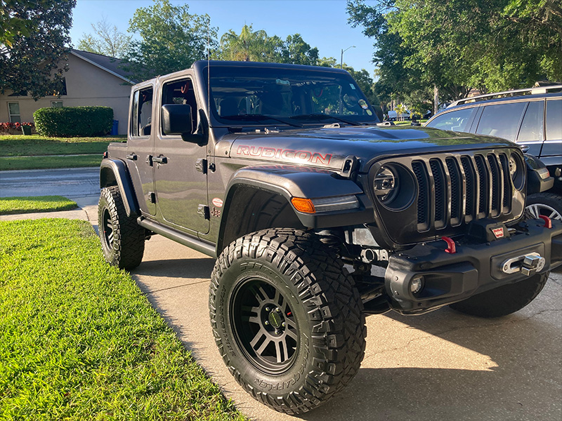 2020 Jeep Wrangler - 17x9 Vision Offroad Wheels 35x11.5017 Nitto Tires