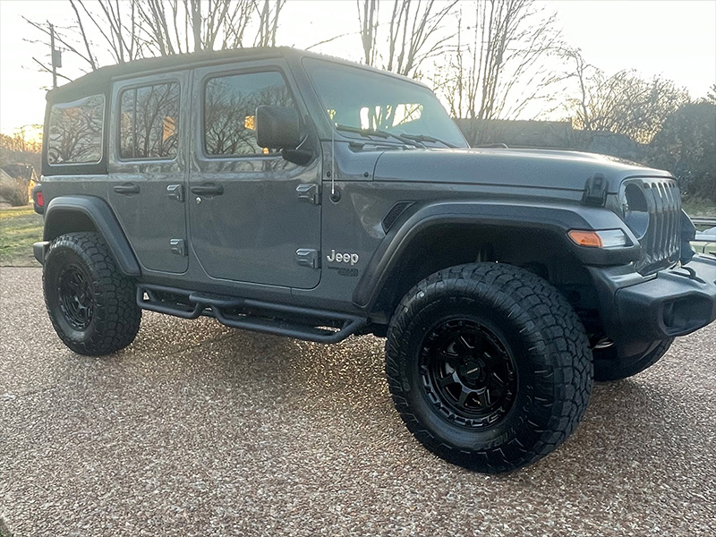 2020 Jeep Wrangler - 17x8.5 Mayhem Wheels LT35x12.50R17 Toyo Tires