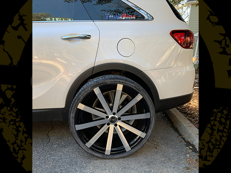 2020 Kia Sorento - 24x8.5 Elure Wheels 255/30ZR24 Advanta Tires