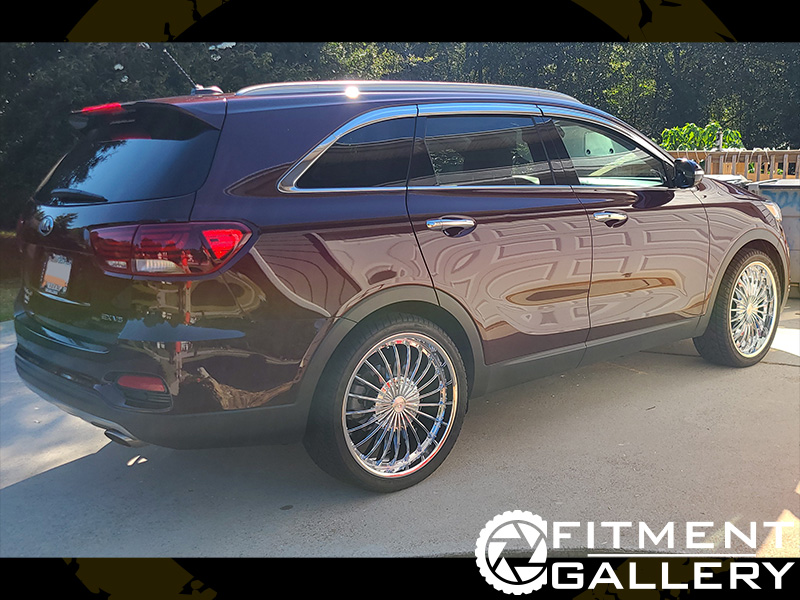 2020 Kia Sorento - 22x8.5 Cavallo Wheels