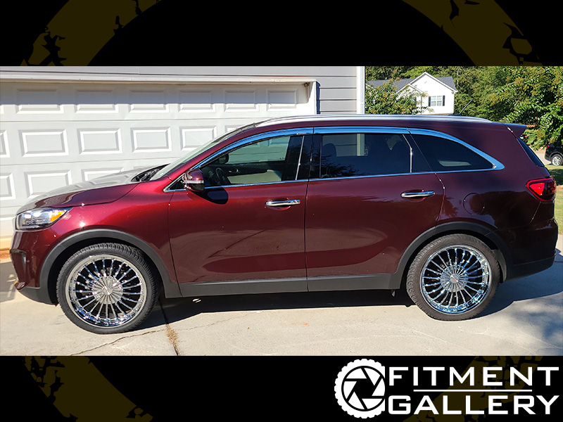 2020 Kia Sorento - 22x8.5 Cavallo Wheels