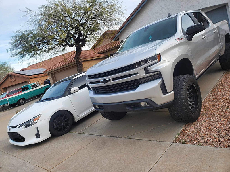 2021 Chevrolet Silverado 1500 - 20x9 Fuel Offroad Wheels LT35x12.50R20 ...
