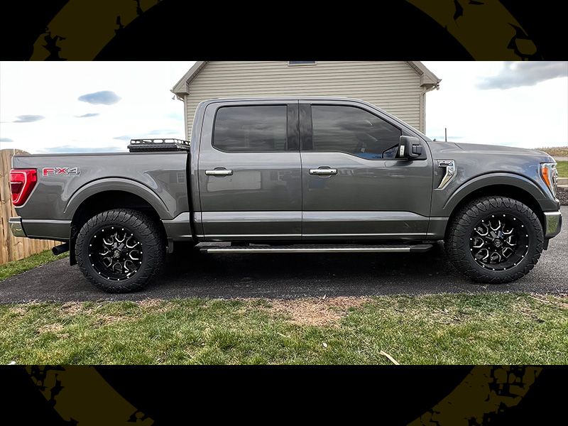 2021 Ford F-150 - 20x9 Mayhem Wheels 275/65R20 AMP Tires