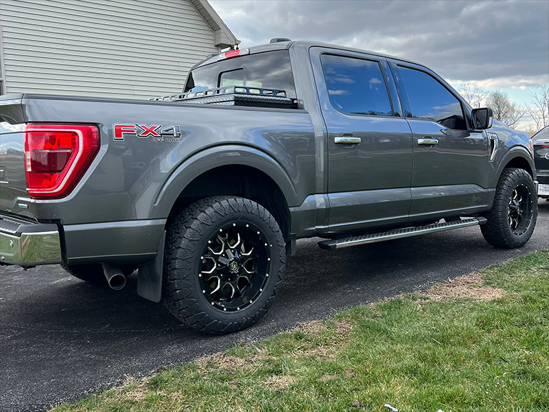 2021 Ford F-150 - 20x9 Mayhem Wheels 275/65R20 AMP Tires