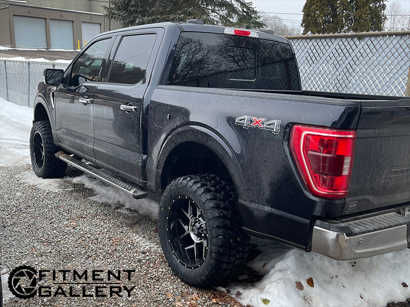 2021 Ford F-150 - 20x10 Vision Wheels LT33x12.50R20 Ironman Tires