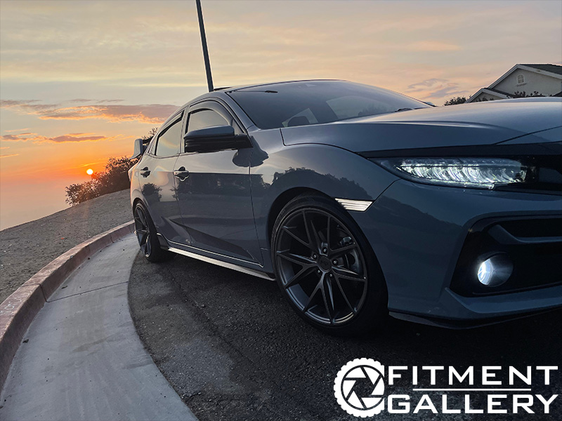 2021 Honda Civic - 18x9.5 Niche Wheels 235/40R18 Ironman Tires