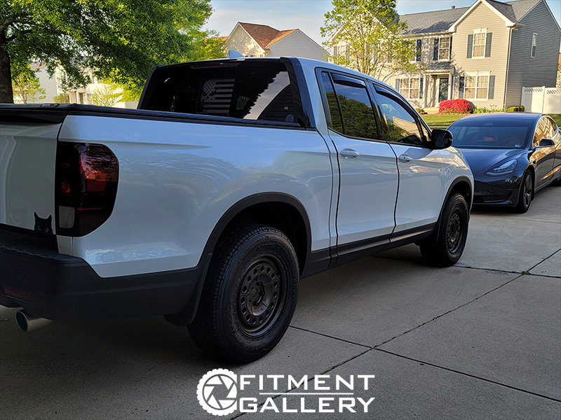 2021 Honda Ridgeline - 17x8 Black Rhino Wheels 265/65R17 Nitto Tires