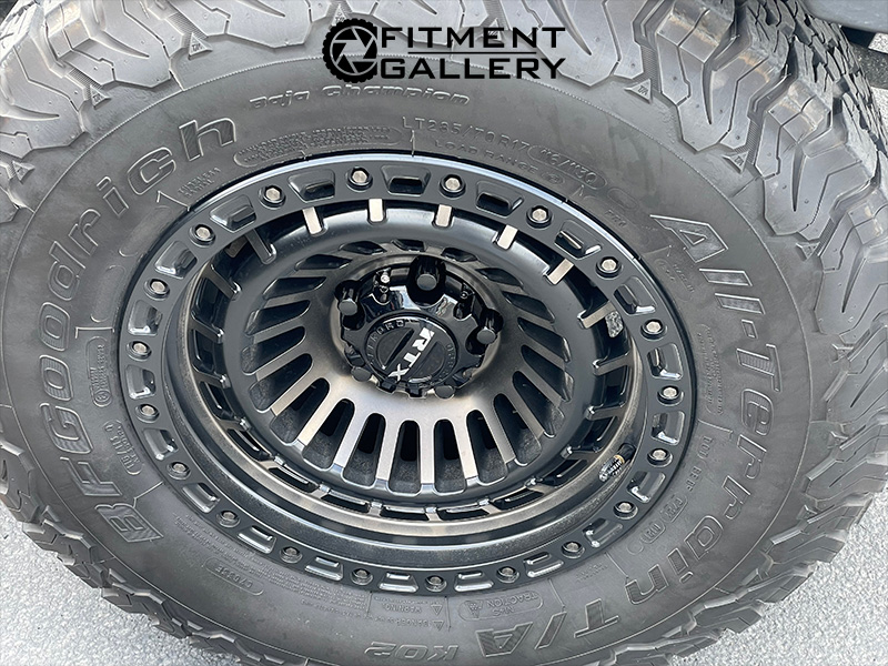 2021 Jeep Gladiator - 17x9 RTX Wheels LT285/70R17 BFGoodrich Tires
