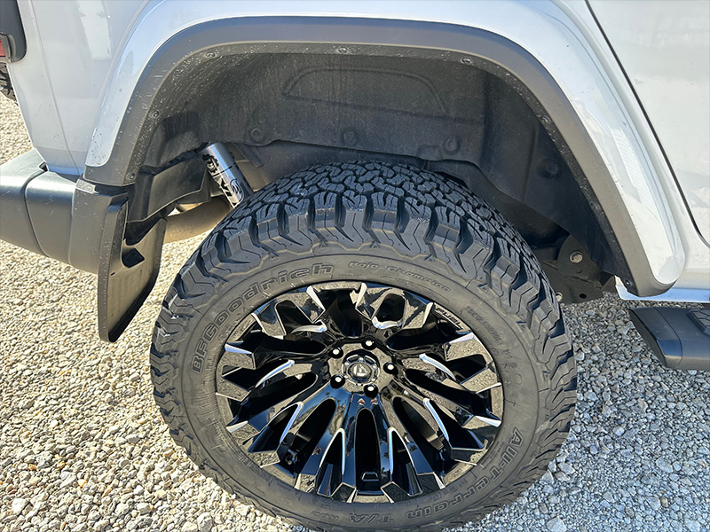 2021 Jeep Wrangler - 20x10 Fuel Offroad Wheels 33x12.50R20 BFGoodrich Tires
