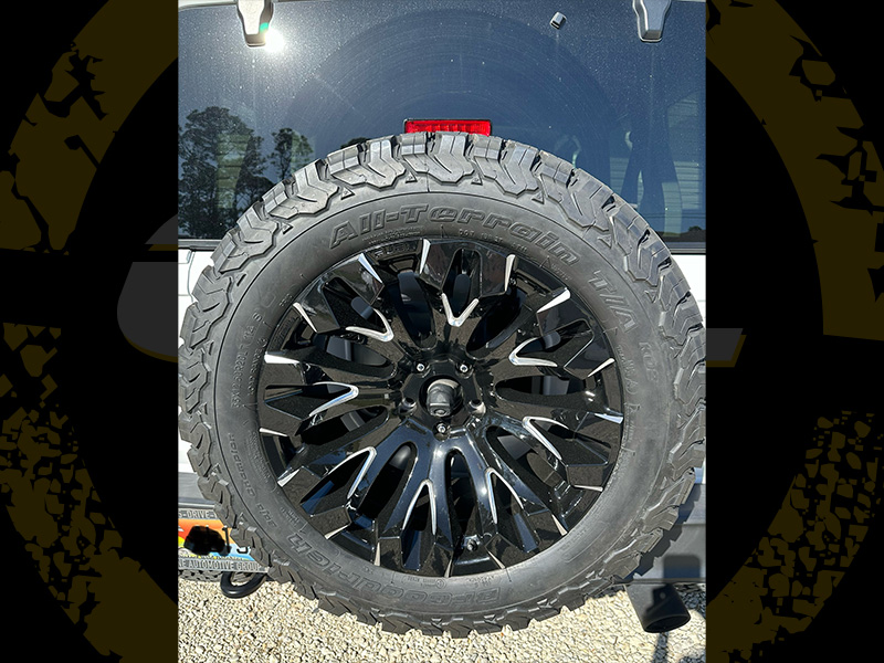 2021 Jeep Wrangler - 20x10 Fuel Offroad Wheels 33x12.50R20 BFGoodrich Tires