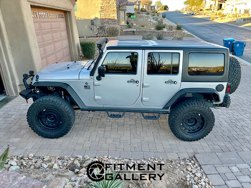 2012 Jeep Wrangler - 20x9.5 Vision Offroad Wheels 37x12.50R20 Cooper Tires