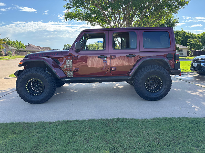 2021 Jeep Wrangler - 17x9 KMC Wheels 38x13.50R17 Nitto Tires