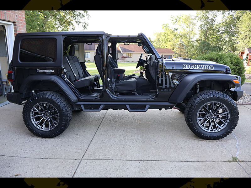 2021 Jeep Wrangler - 20x10 Fuel Offroad Wheels LT35x12.50R20 Nitto Tires