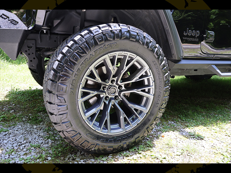 2021 Jeep Wrangler - 20x10 Fuel Offroad Wheels LT35x12.50R20 Nitto Tires