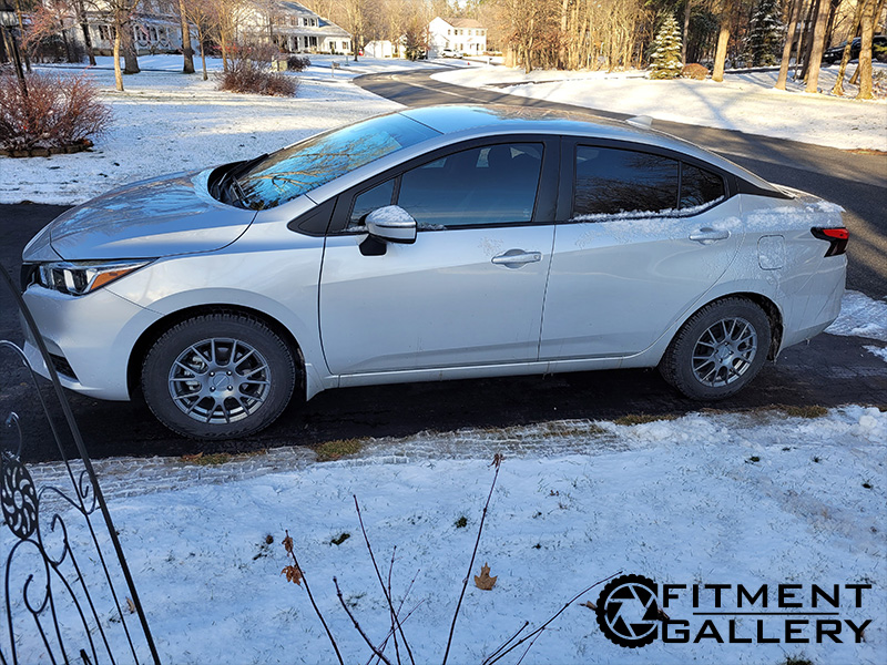 2021 Nissan Versa - 15x6.5 Vision Wheels 195/65R15 Toyo Tires