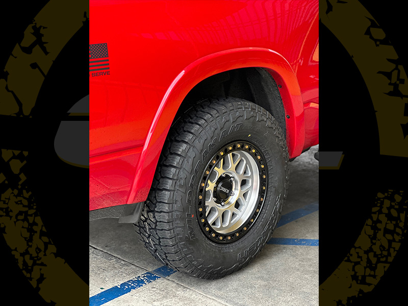 2021 Ram 1500 - 18x8.5 KMC Wheels LT295/70R18 Falken Tires