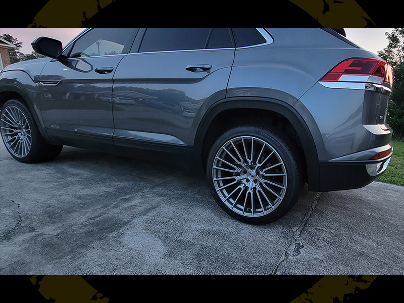 2021 Volkswagen Atlas Cross Sport - 22x10 Niche Wheels 265/40R22 ...