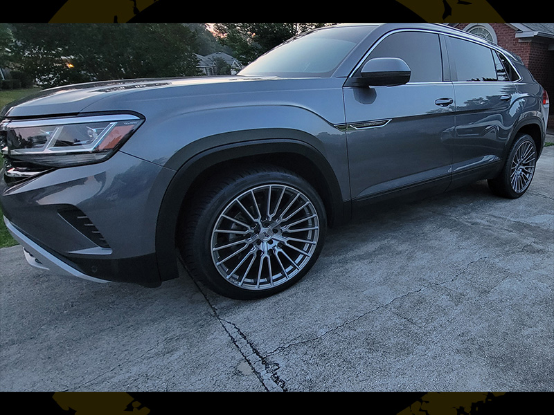 2021 Volkswagen Atlas Cross Sport - 22x10 Niche Wheels 265/40R22 ...