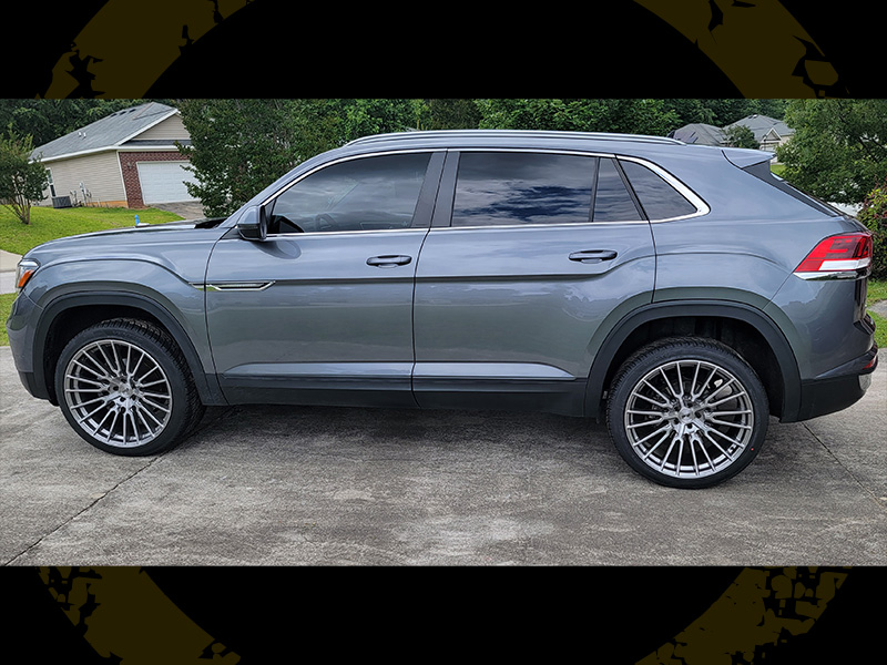 2021 Volkswagen Atlas Cross Sport - 22x10 Niche Wheels 265/40R22 ...