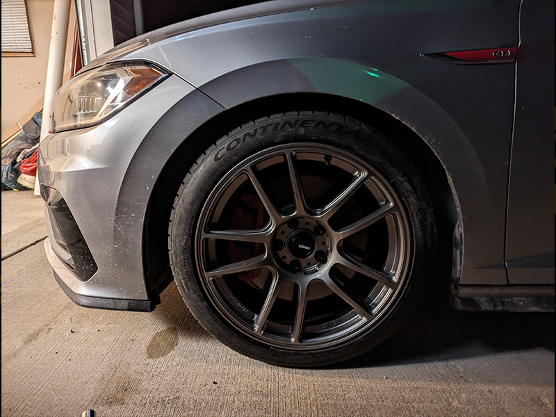 2021 Volkswagen Jetta - 18x8.5 Konig Wheels 235/40ZR18 Continental Tires