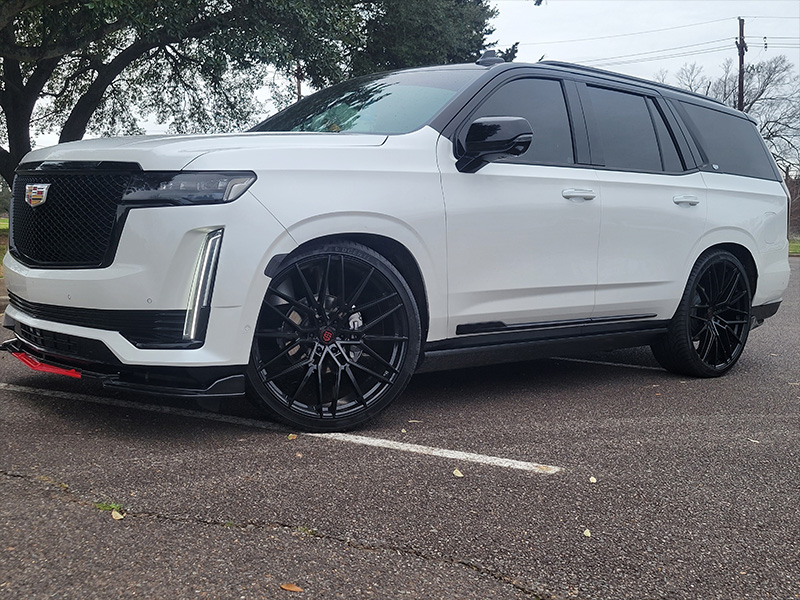 2022 Cadillac Escalade - 26x10 TIS Motorsports Wheels 26 Delinte Tires