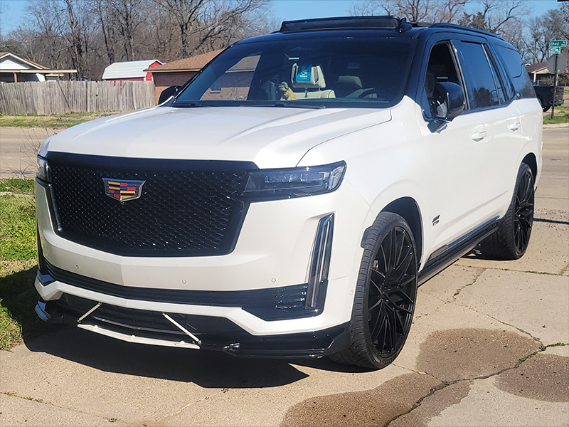 2022 Cadillac Escalade - 26x10 TIS Motorsports Wheels 26 Delinte Tires