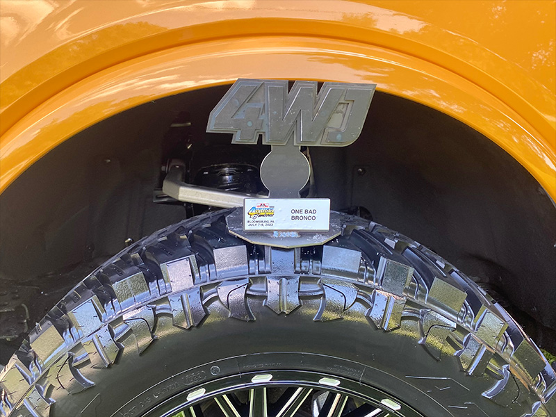 2022 Ford Bronco - 20x10 Vision Offroad Wheels LT35x12.50R20 Atturo Tires