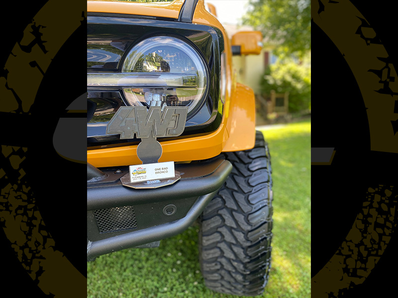 2022 Ford Bronco - 20x10 Vision Offroad Wheels LT35x12.50R20 Atturo Tires