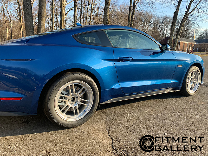2022 Ford Mustang - Staggered Enkei Wheels 245/45R18 Continental Tires