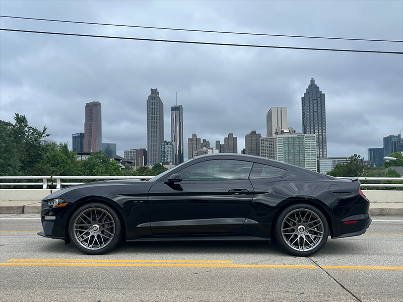 2022 Ford Mustang - 20x10 Rotiform Wheels 285/35R20 Bridgestone Tires