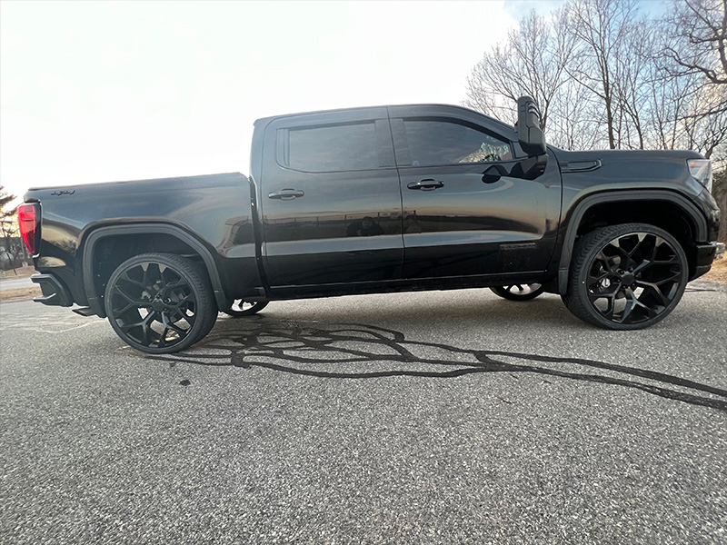 2022 GMC Sierra 1500 - 26x10 Replica Tech Wheels 305/30R26 Lexani Tires