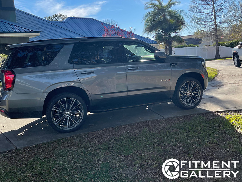 2021 GMC Yukon - 24x10 Asanti Black Label Wheels P305/35R24 Nitto Tires