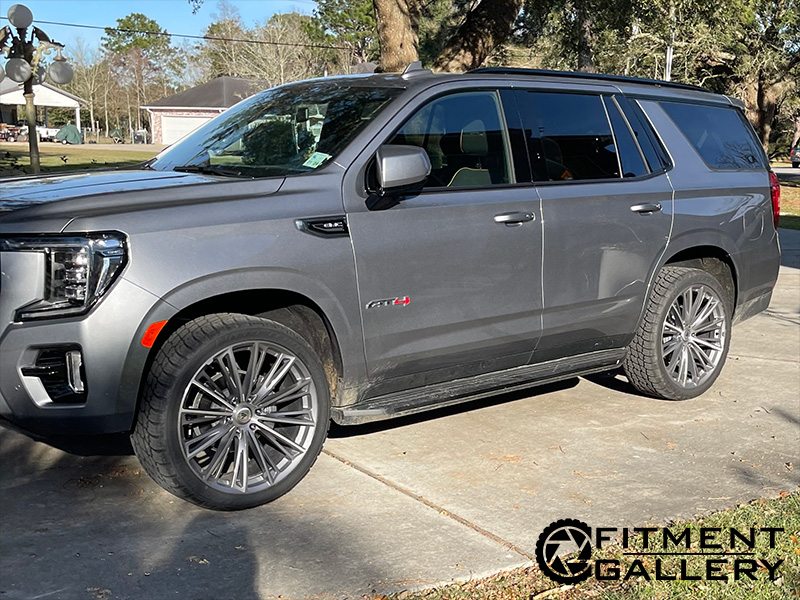 2021 GMC Yukon - 24x10 Asanti Black Label Wheels P305/35R24 Nitto Tires
