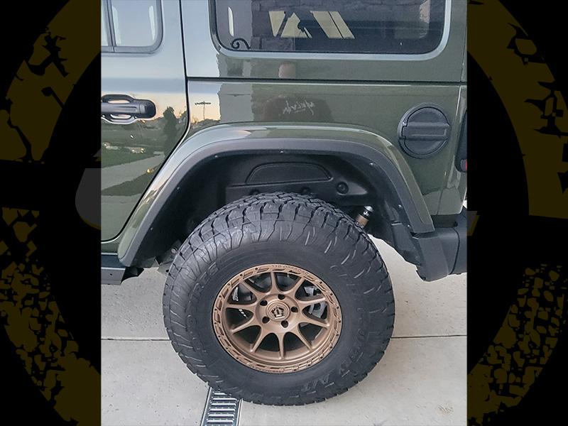 2022 Jeep Wrangler - 17x9 TIS Offroad Wheels LT36x13.00R22 Rolling Big ...