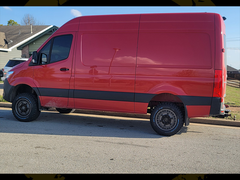 2022 Mercedes-Benz Sprinter 2500 - 17x8 Black Rhino Wheels LT245/65R17 ...