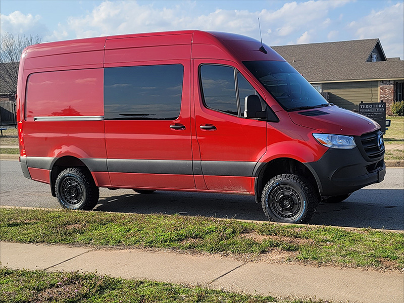 2022 Mercedes-Benz Sprinter 2500 - 17x8 Black Rhino Wheels LT245/65R17 ...