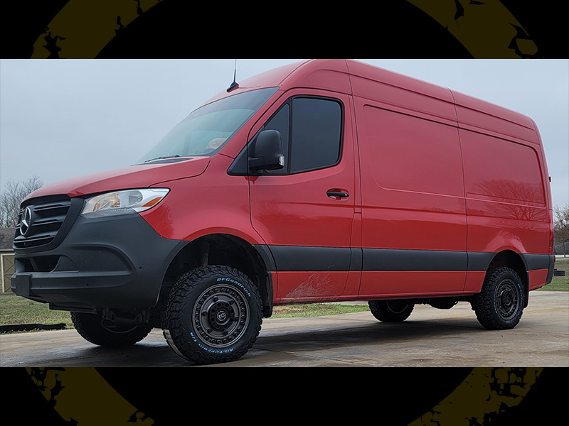 2022 Mercedes-Benz Sprinter 2500 - 17x8 Black Rhino Wheels LT245/65R17 ...