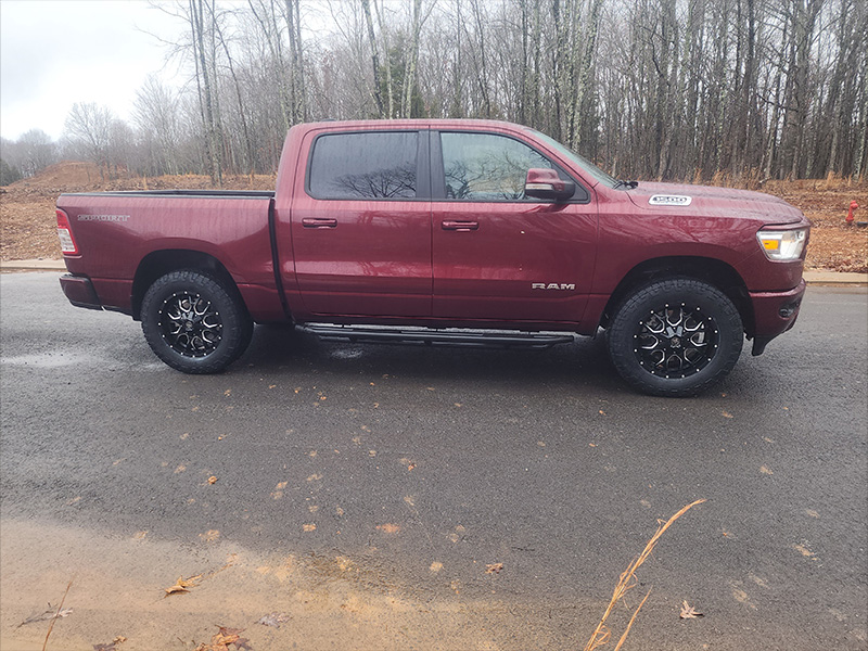 2022 Ram 1500 - 20x9 Mayhem Wheels LT285/65R20 Cooper Tires