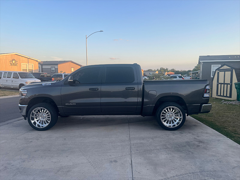 2022 Ram 1500 - 22x12 Cali Offroad Wheels 305/40R22 Nitto Tires