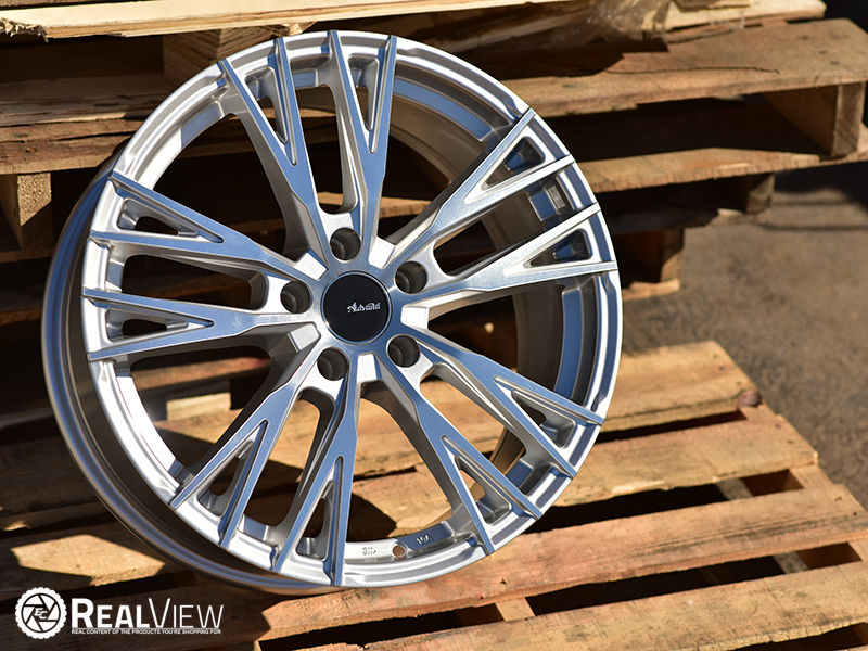 RealView of Advanti Racing Forchette 92 Silver W Machined Face - 18x8 ...