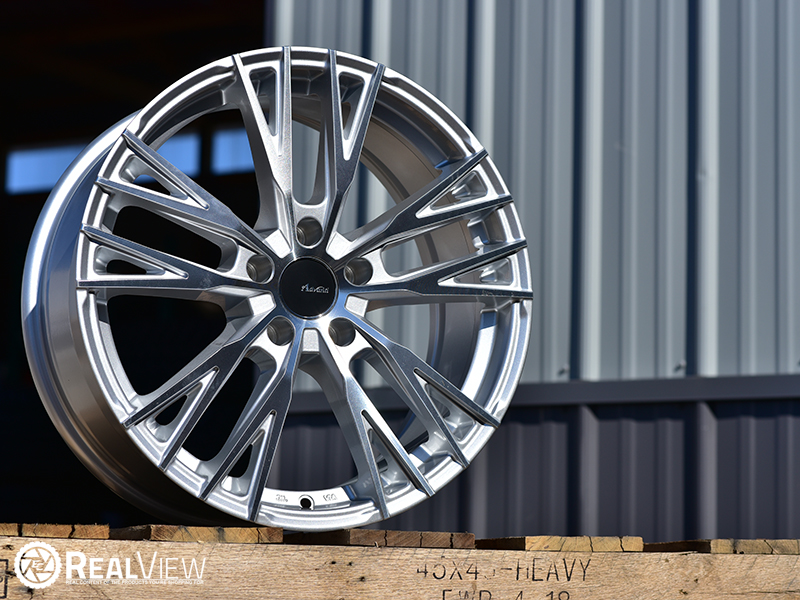 RealView of Advanti Racing Forchette 92 Silver W Machined Face - 18x8 ...