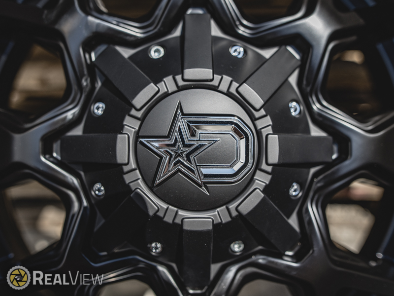 RealView of Dropstars DS645 Satin Black - 20x12 -44 - 645B-2128144
