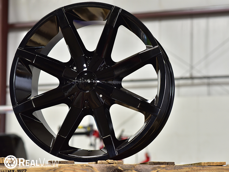 RealView of KMC KM651 Slide Black - 22x9.5 +15 - KM65122997315