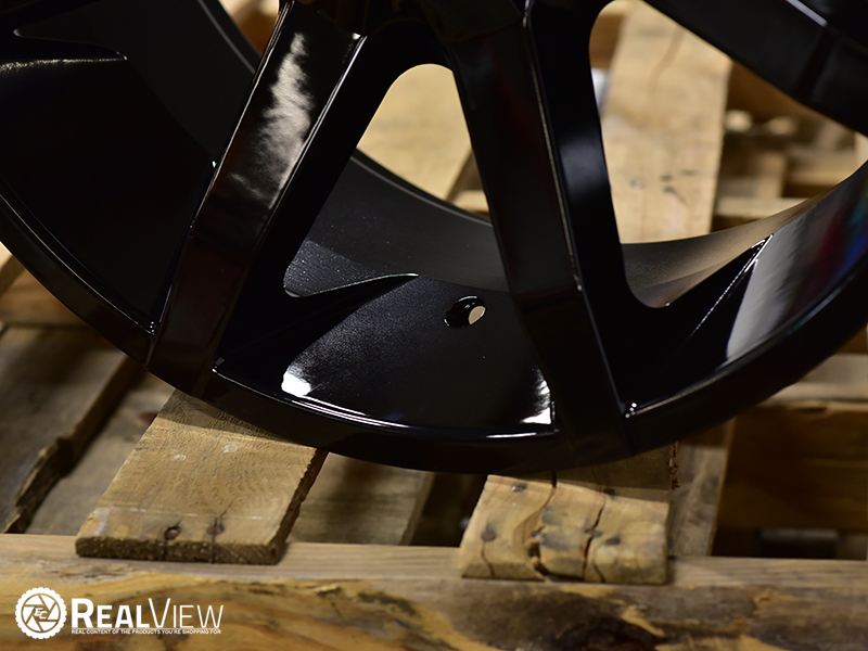 RealView of KMC KM651 Slide Black - 22x9.5 +15 - KM65122997315