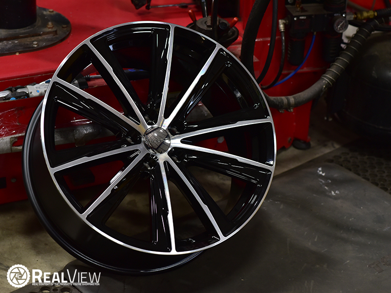 Milanni Splinter 471 Black Machined Wheels 5x120 - 20x9 +15 - 471 ...