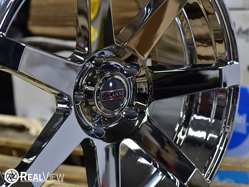 RealView of Milanni Sultan 9042 Chrome - 22x9.5 +15 - 9042-22990C15