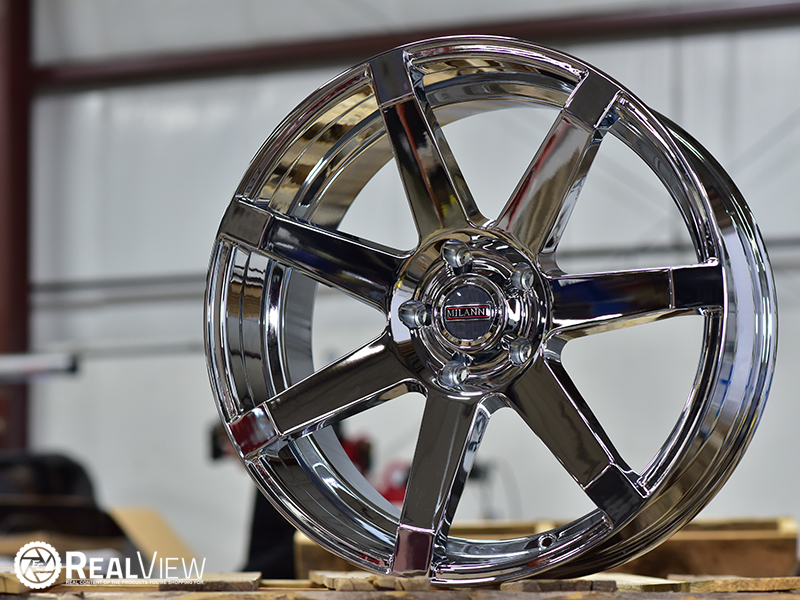 RealView of Milanni Sultan 9042 Chrome - 22x9.5 +15 - 9042-22990C15