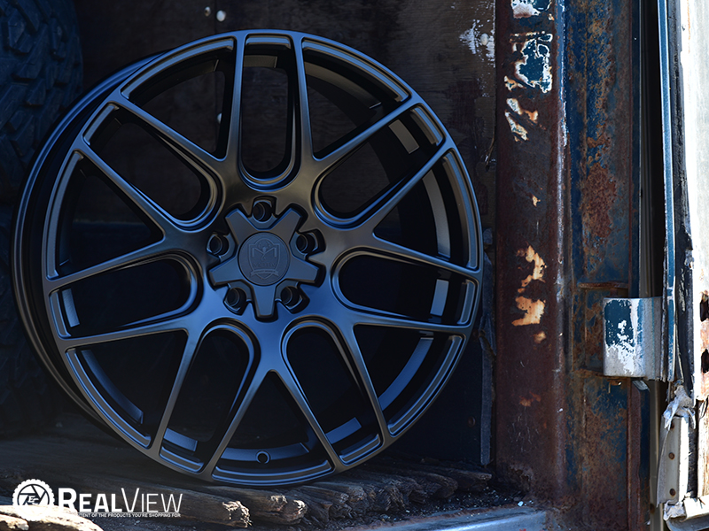 RealView of Motiv Magellan 409 Satin Black - 20x8.5 +40 - 409B-2855740